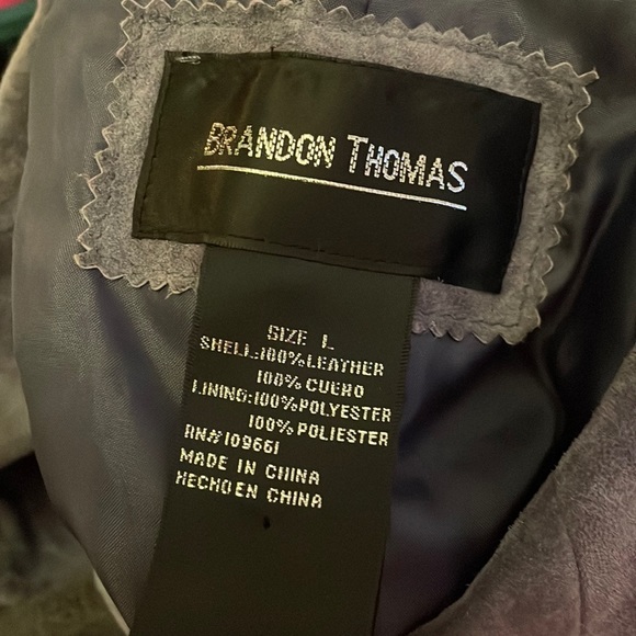 Brandon Thomas | Jackets & Coats | Brandon Thomas Leather Jacket | Poshmark
